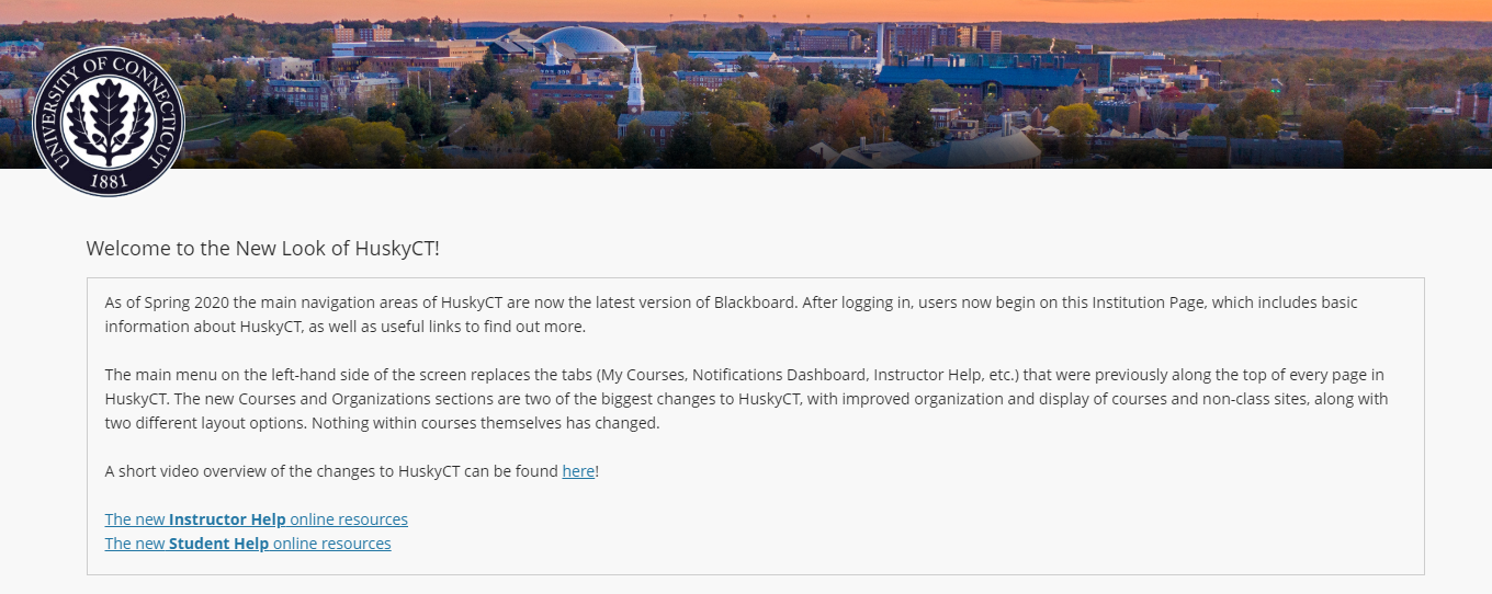 HuskyCT gets a facelift | The Daily Campus