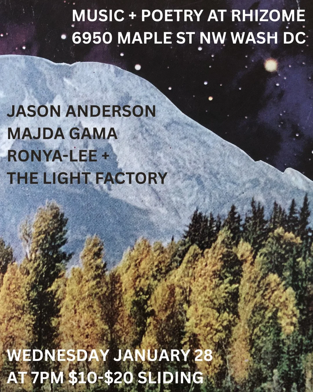 ***POSTPONED*** Jason Anderson / Majda Gama / Ronya-Lee and the Light ...