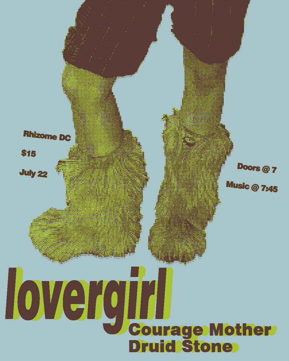lovergirl / Druid Stone / Courage Mother — Rhizome DC