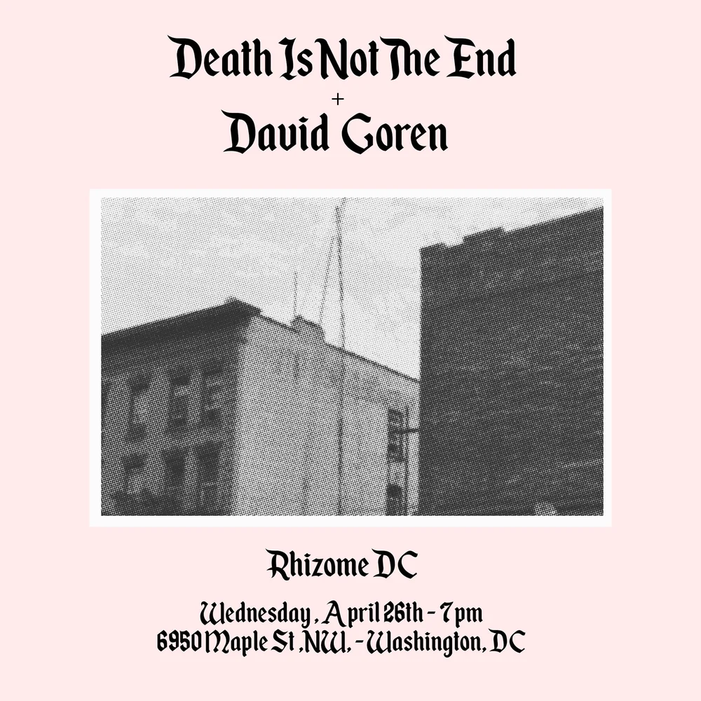 Death Is Not The End & David Goren: UK Pirate Radio Recordings ...