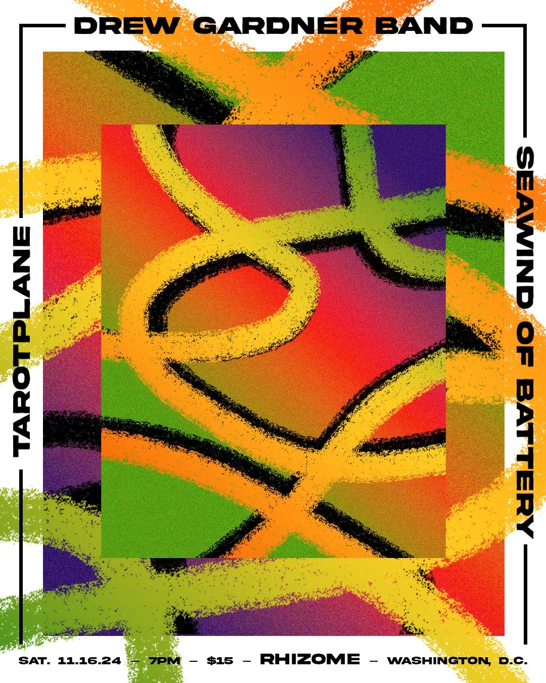 Drew Gardner Band / Seawind of Battery / Tarotplane — Rhizome DC