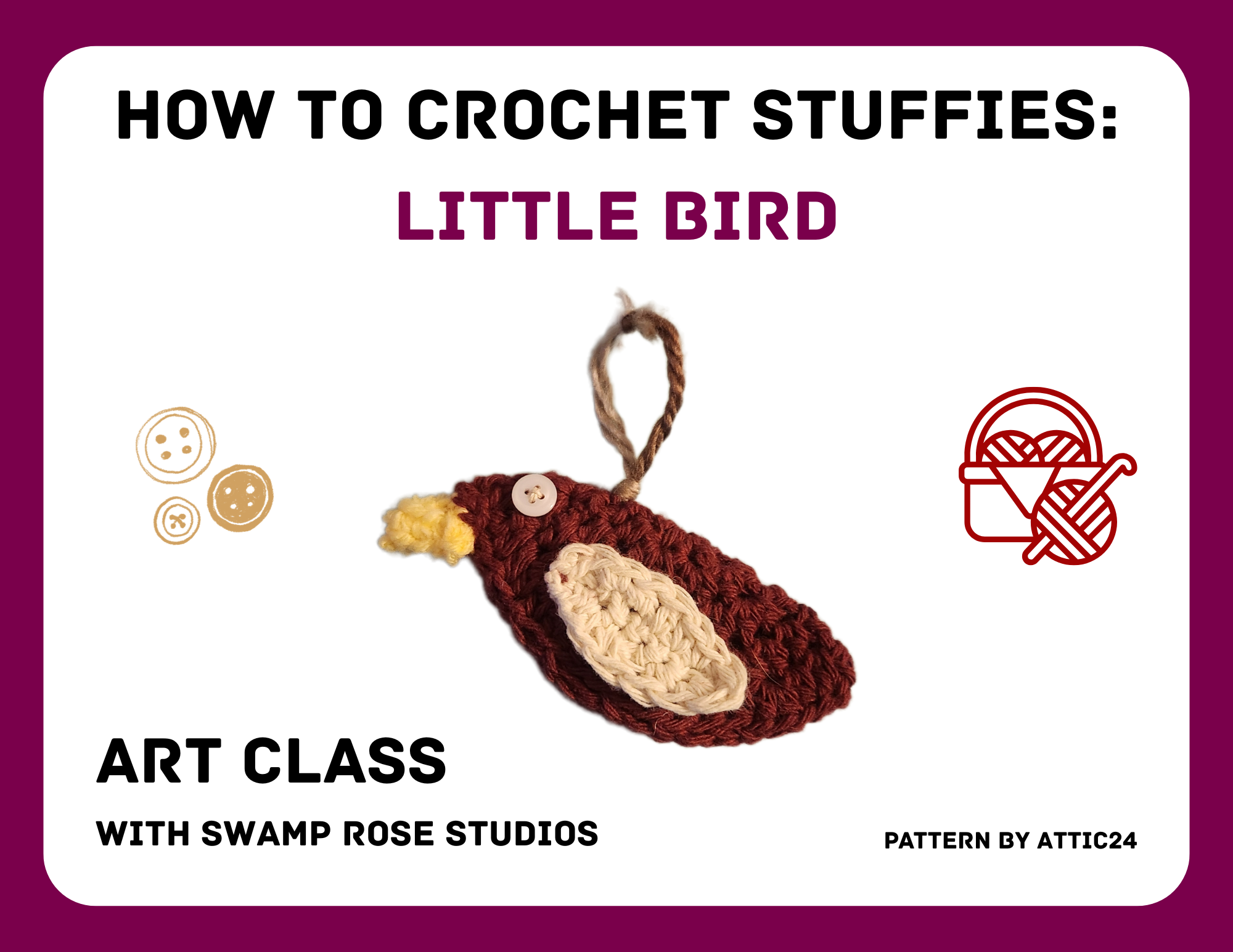 Crochet 101 - Stuffies — Rhizome DC
