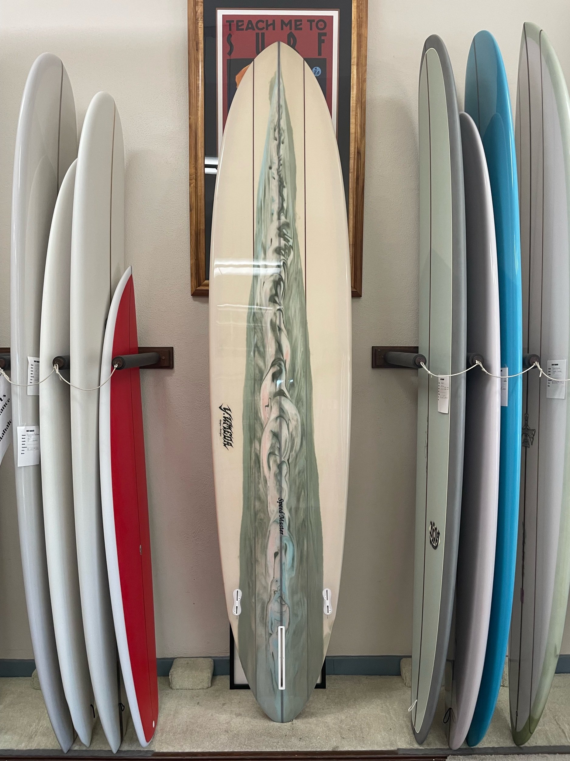 9’6 Yoshi Umeda Speed Master (Clear w/3-Stringer with Light Peach ...