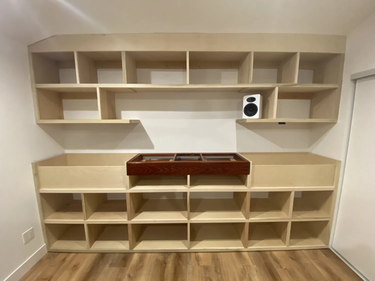 ASIP HQ - Custom shelving and DJ setup — A STRANGELY ISOLATED PLACE