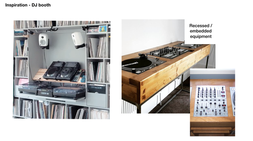 ASIP HQ - Custom shelving and DJ setup — A STRANGELY ISOLATED PLACE