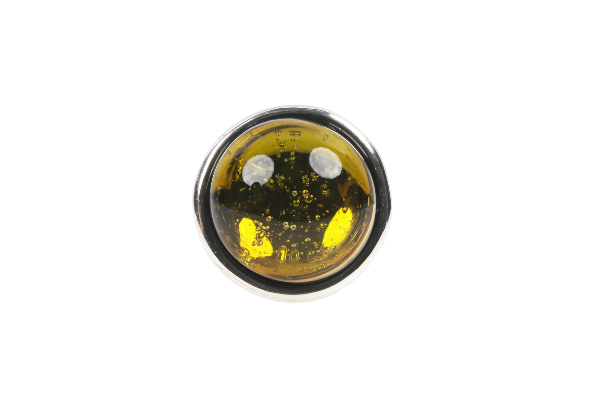 22k Gold Fumed Circle Ring — KEANE