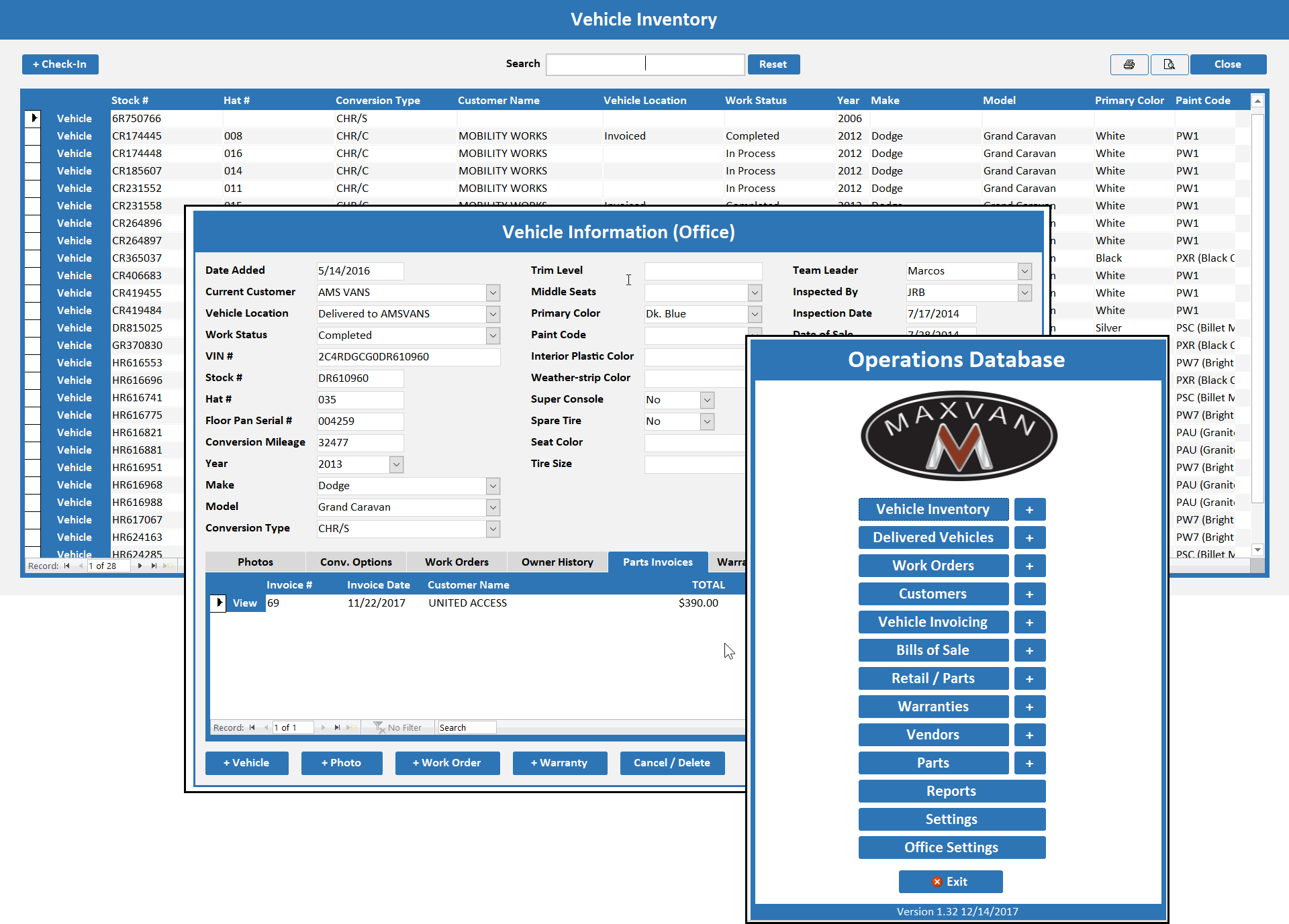 Microsoft Access Database for Adaptive Mobility Systems — Microsoft ... Microsoft Access Database for Adaptive Mobility Systems — Microsoft ...