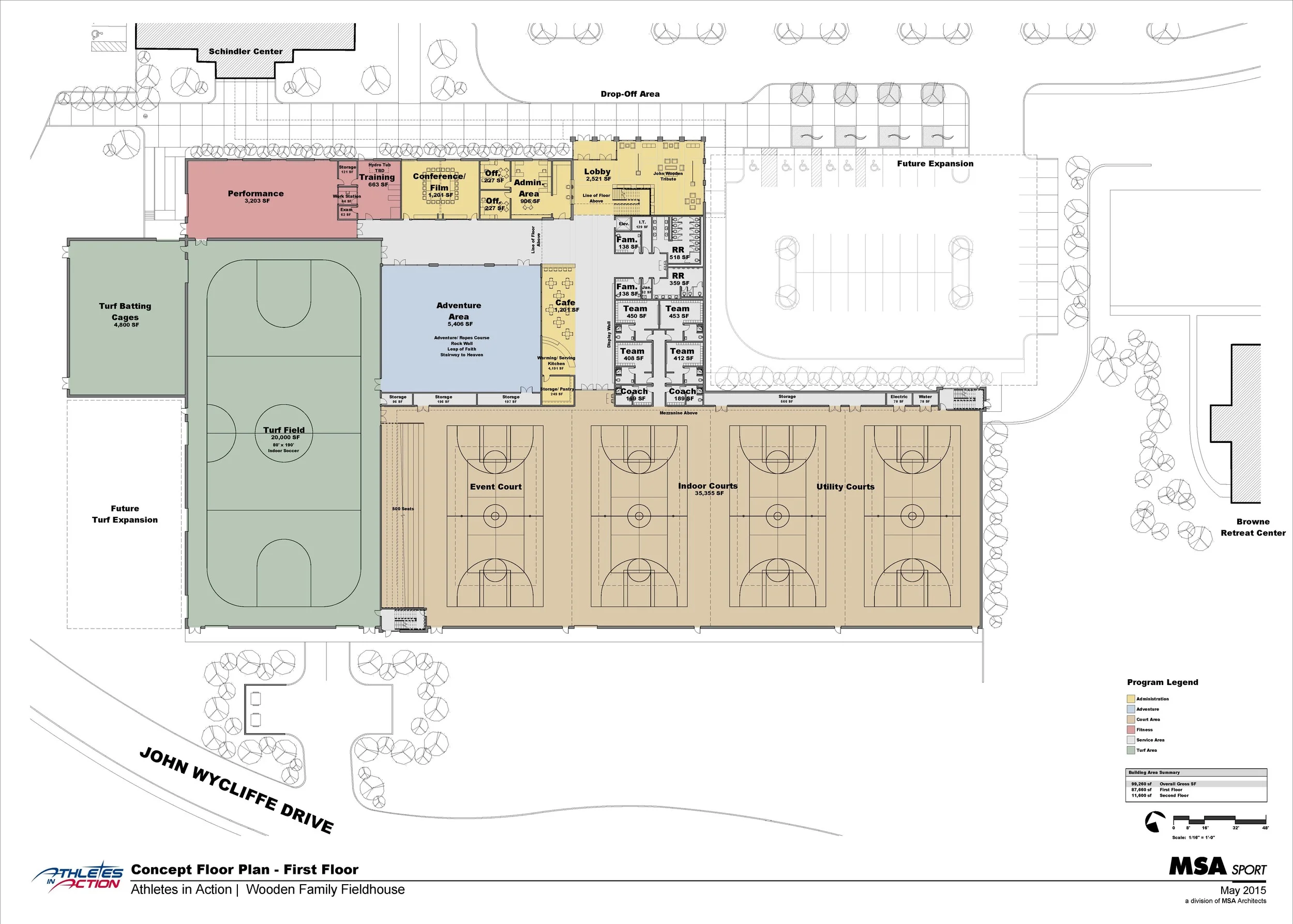 Plan-test — Wooden Family Fieldhouse