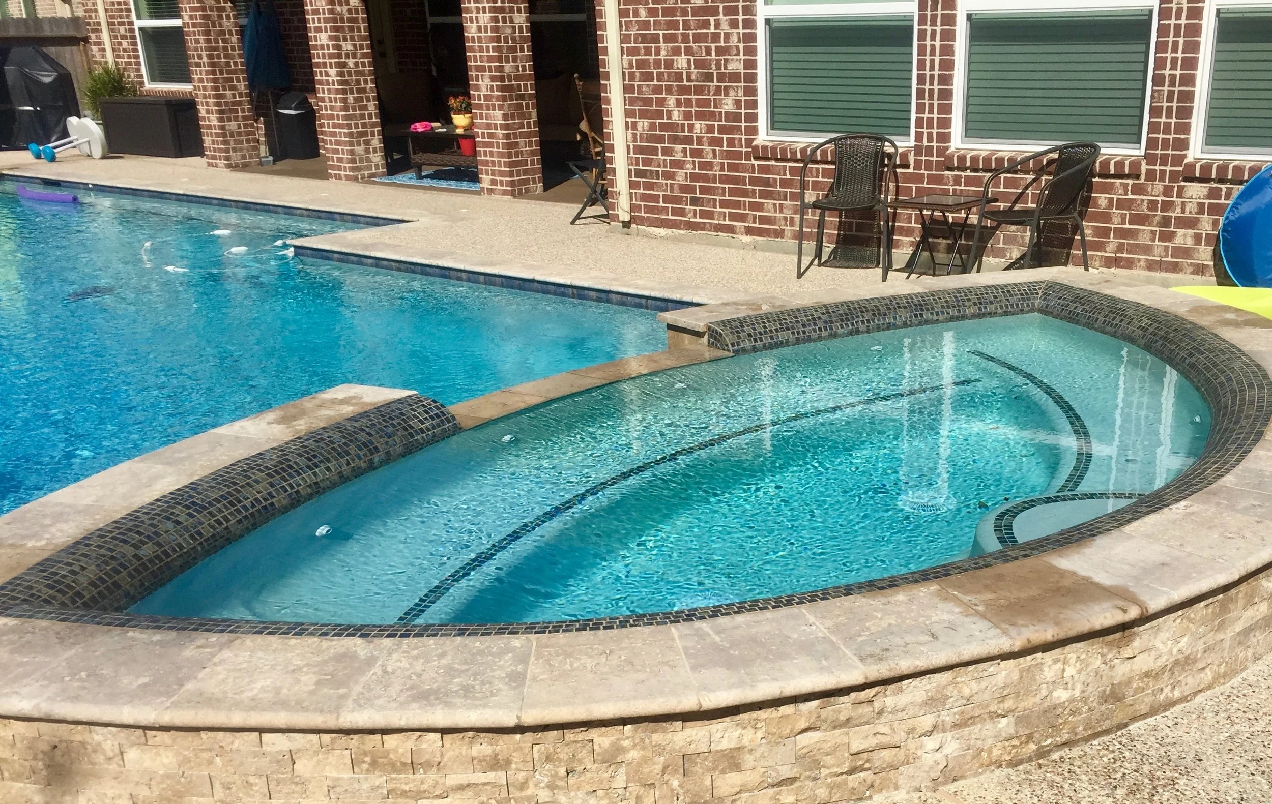 Geometric Pools — Backyard Amenities | Houston Pool Builder - In Ground ...