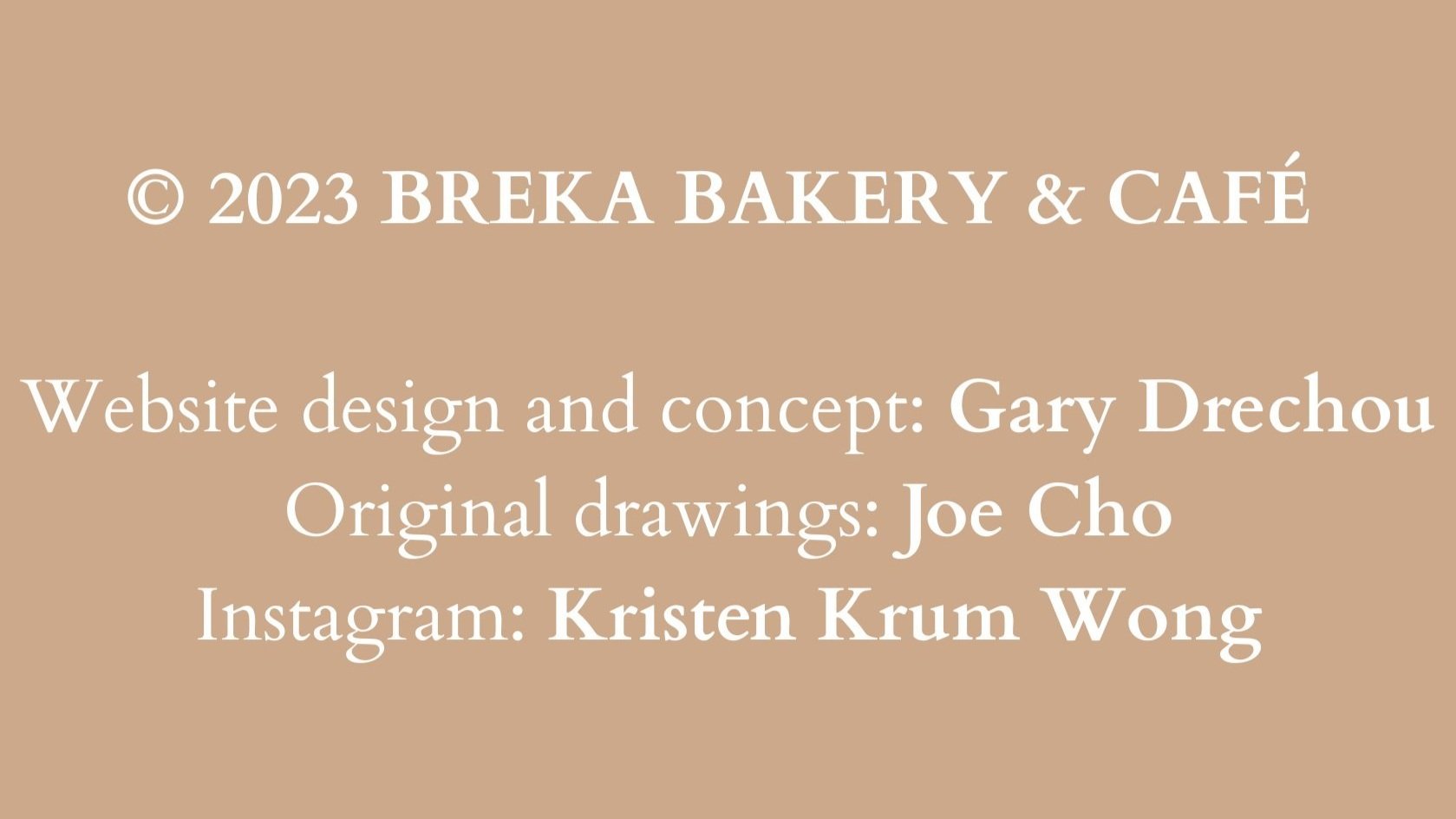 Ready to order? — Breka Bakery & Café