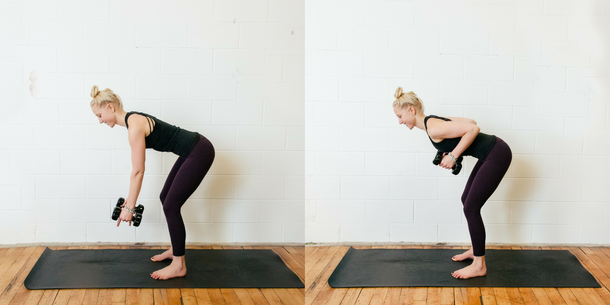 Bent Over Narrow Dumbbell Rows