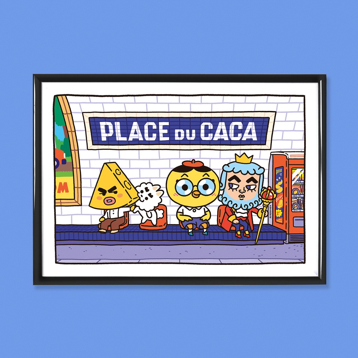 "Place du caca" Print — Yeaaah! Studio
