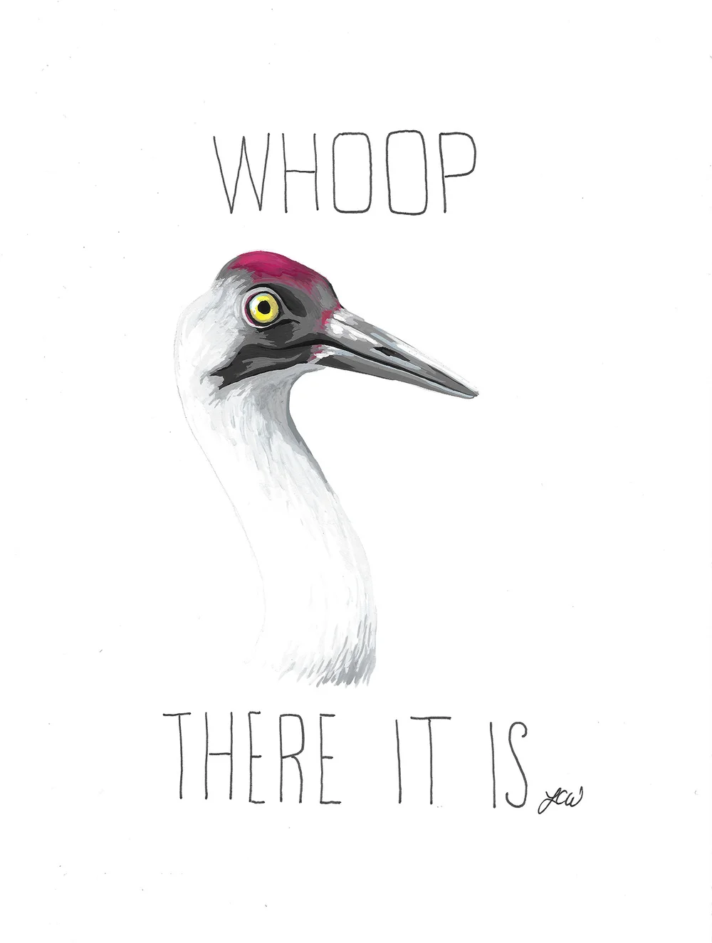 Whooping Crane Drawing
