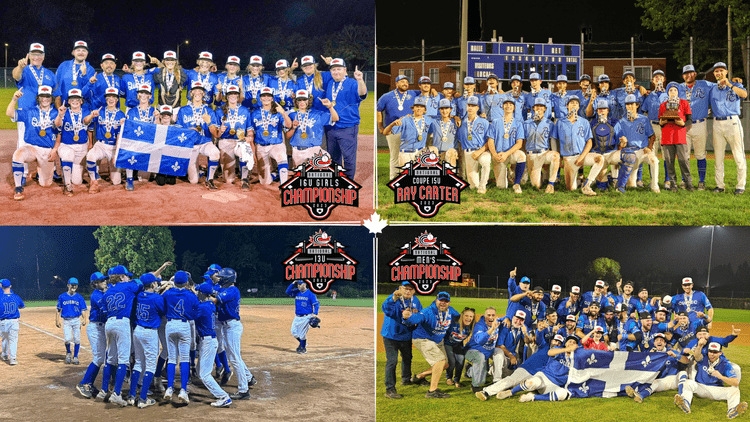 Champions crowned across four Baseball Canada National Championships ...