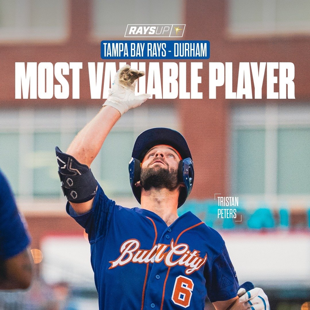 Peters, Pitre named team MVPs in Rays' organization — Canadian Baseball Network