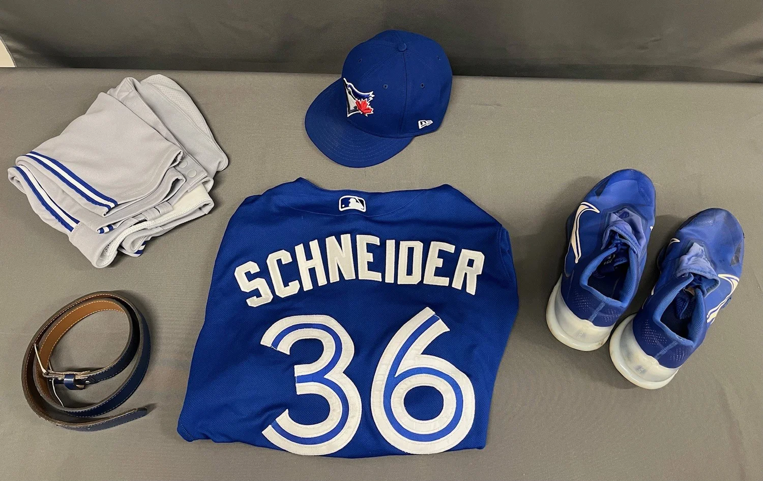 Shushkewich: Uniform worn by Schneider in debut to be displayed at ...