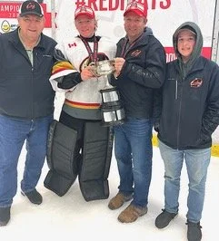 McAllister: Smith leaves for school wearing a red championship hockey ...