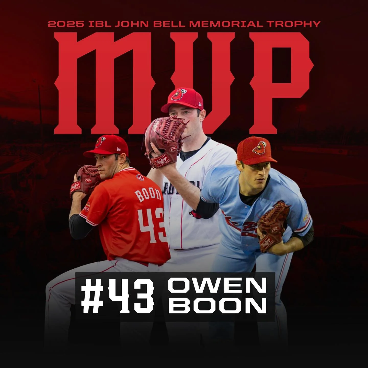 Hamilton Cardinals' Owen Boon named IBL MVP — Canadian Baseball Network