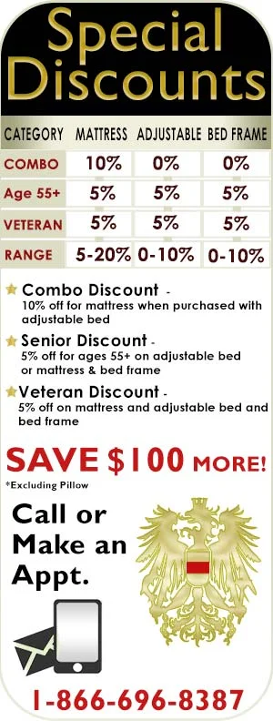 European-Made Mattresses — German Adjustable Bed & European Mattress
