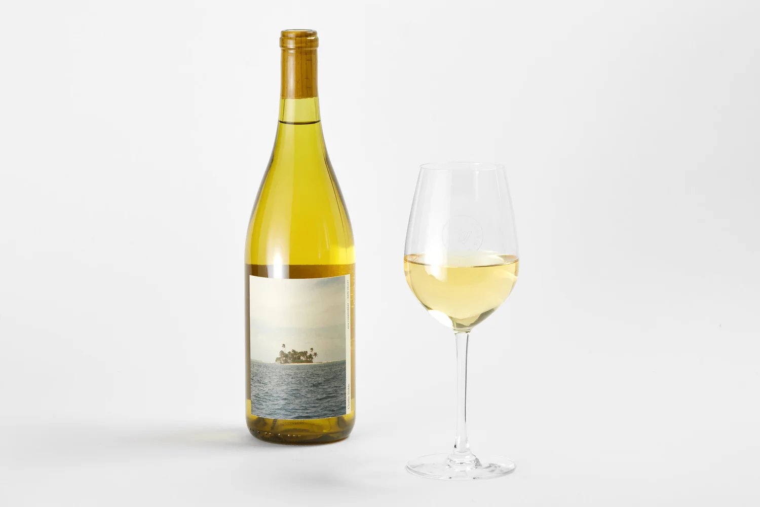 Chardonnay Wine Bottle