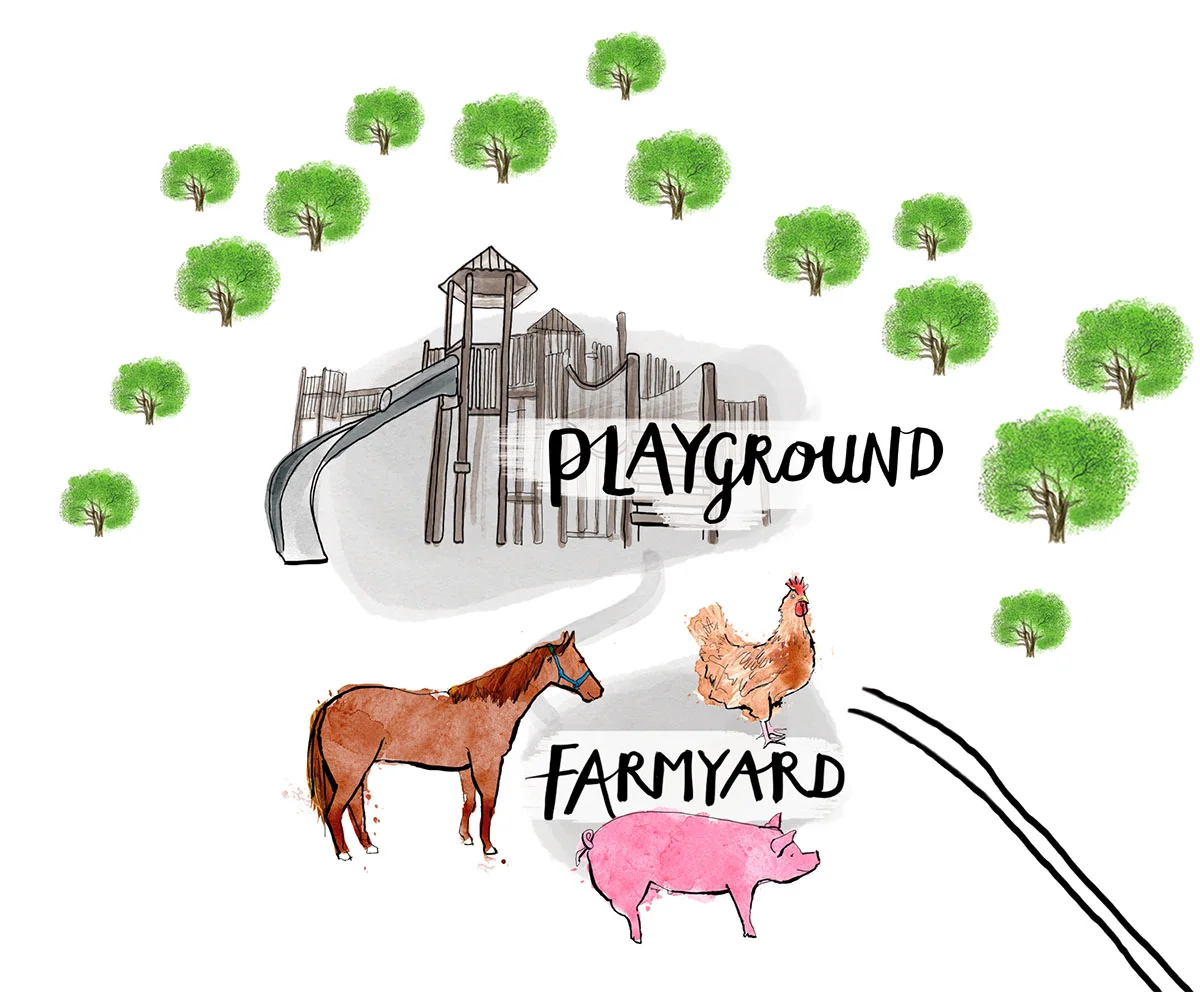 Chatsworth Estate Map & Easter Trail — LISA MALTBY