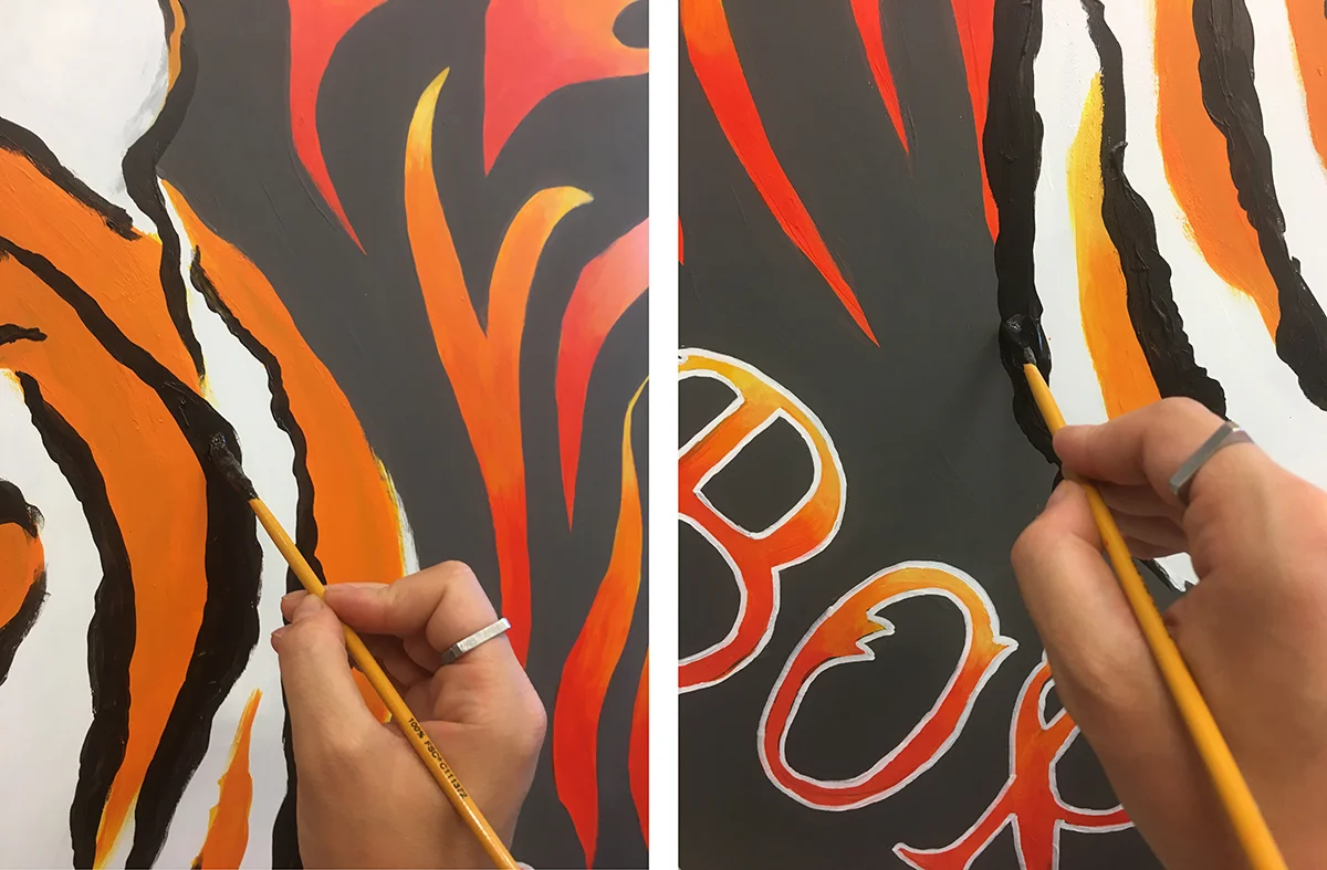 Bangers and Cash Illustrated car bonnets — Lisa Maltby Illustration