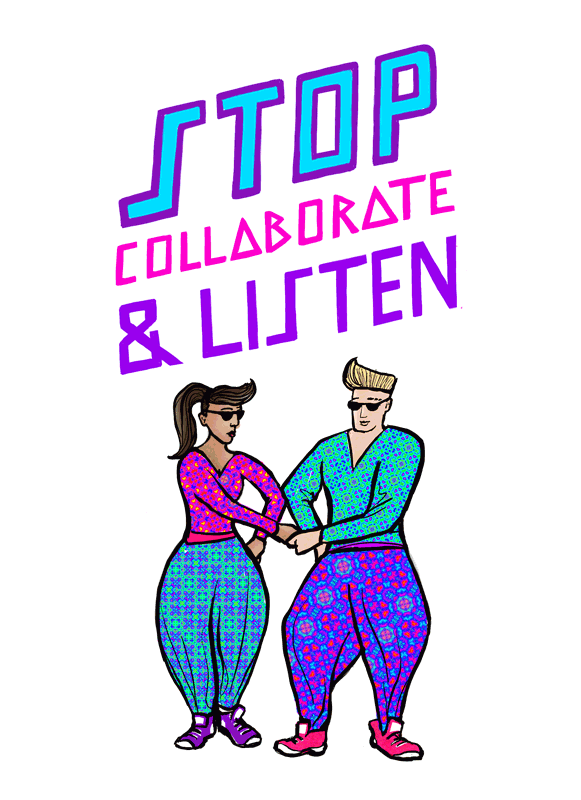 Stop Collaborate And Listen Gif