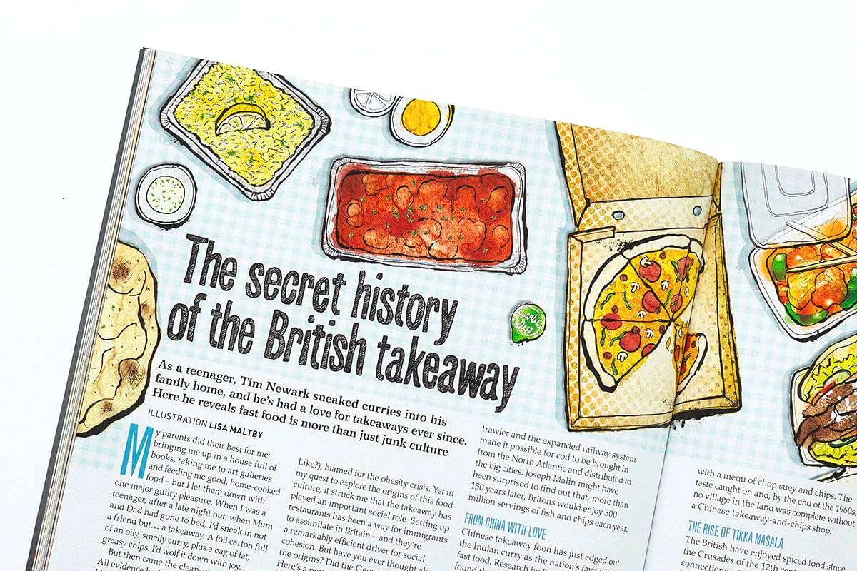 Delicious Magazine Illustration — Lisa Maltby Illustration