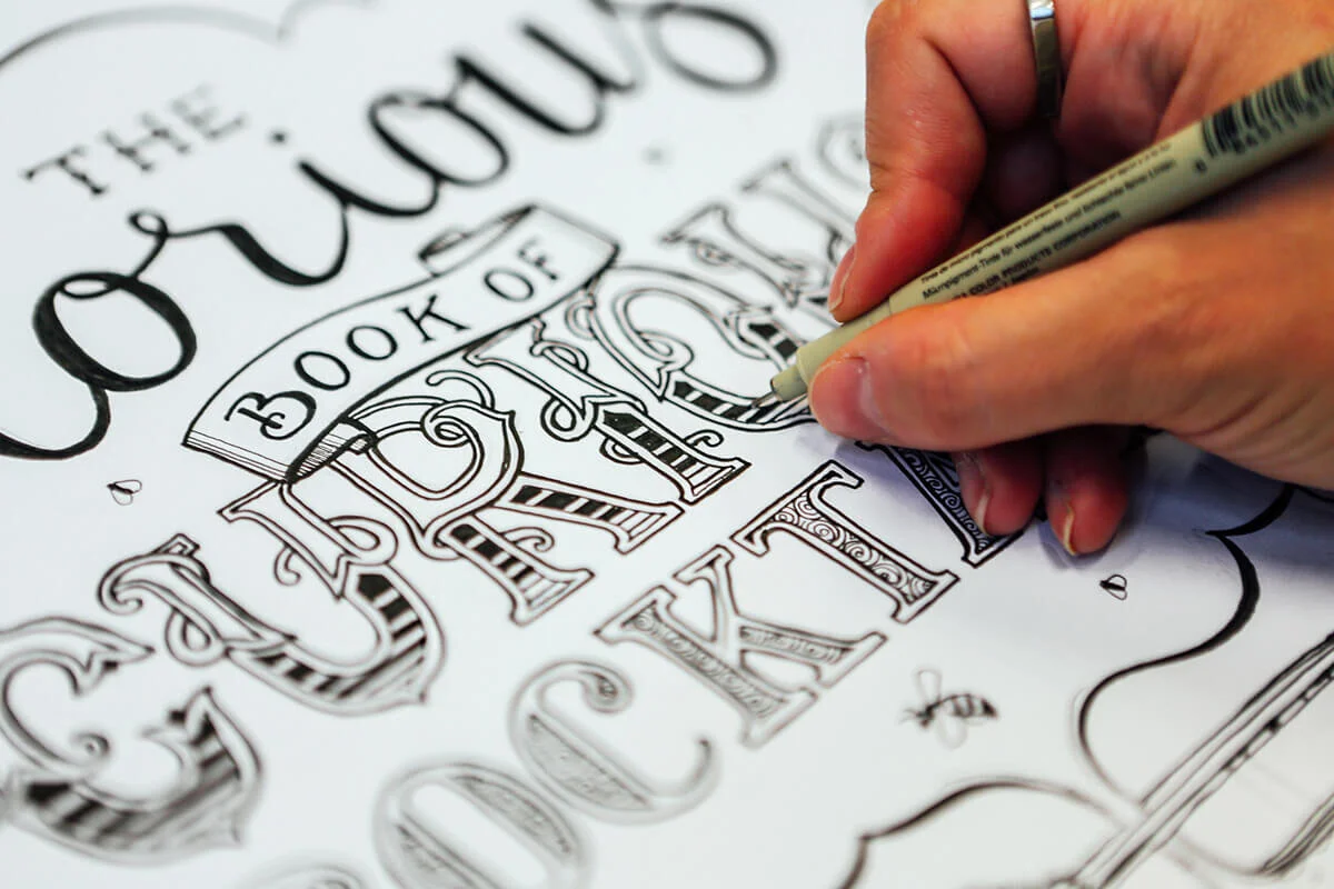 Illustrative lettering — Lisa Maltby
