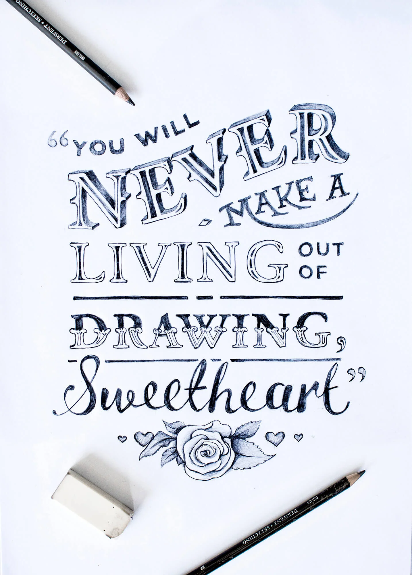 Illustrative lettering — Lisa Maltby