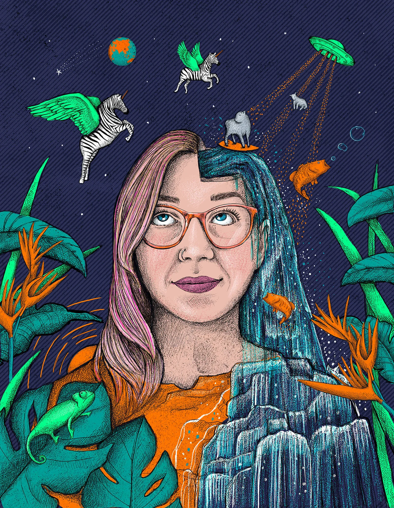 Portrait illustrator — Lisa Maltby