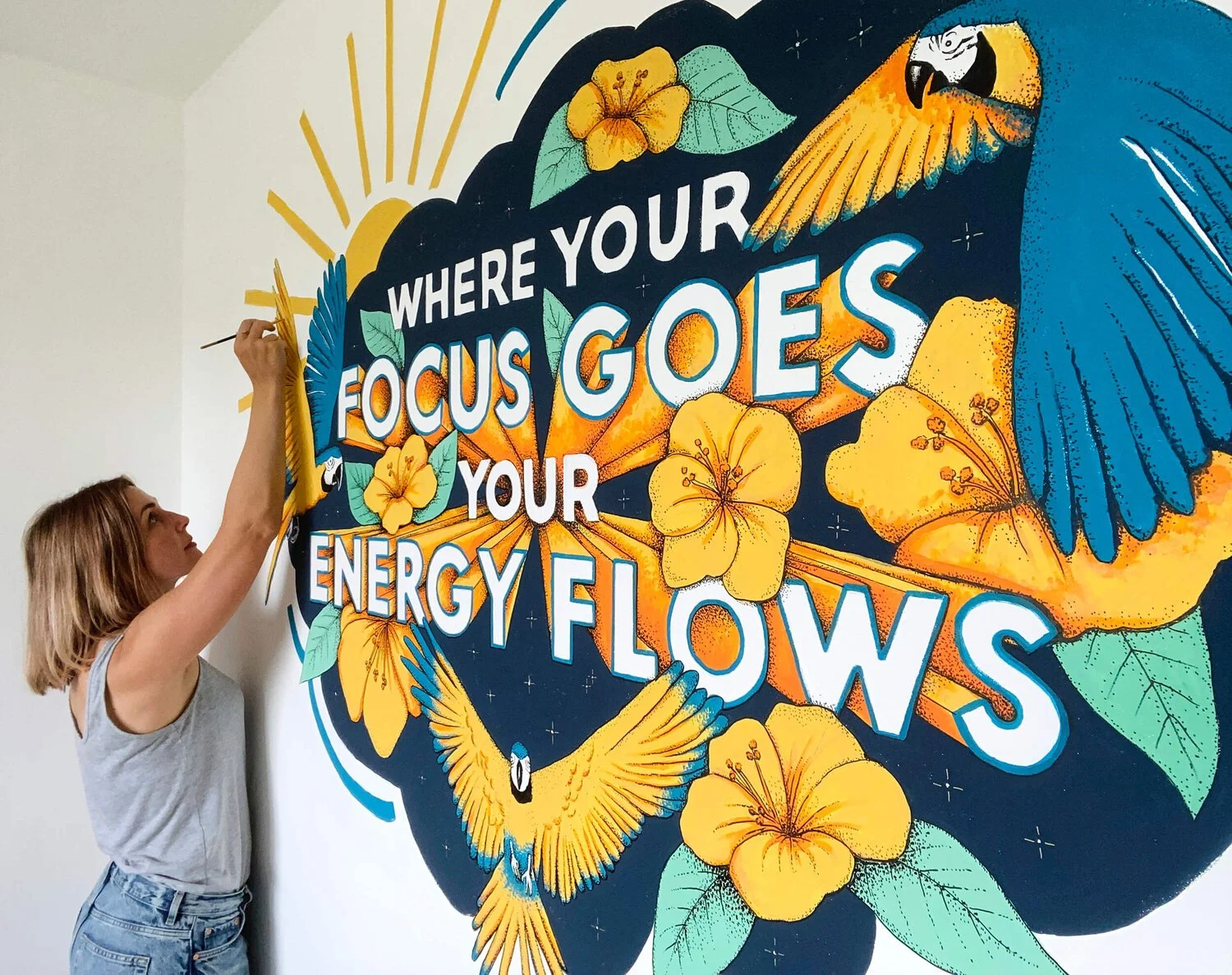 Illustrative lettering — Lisa Maltby