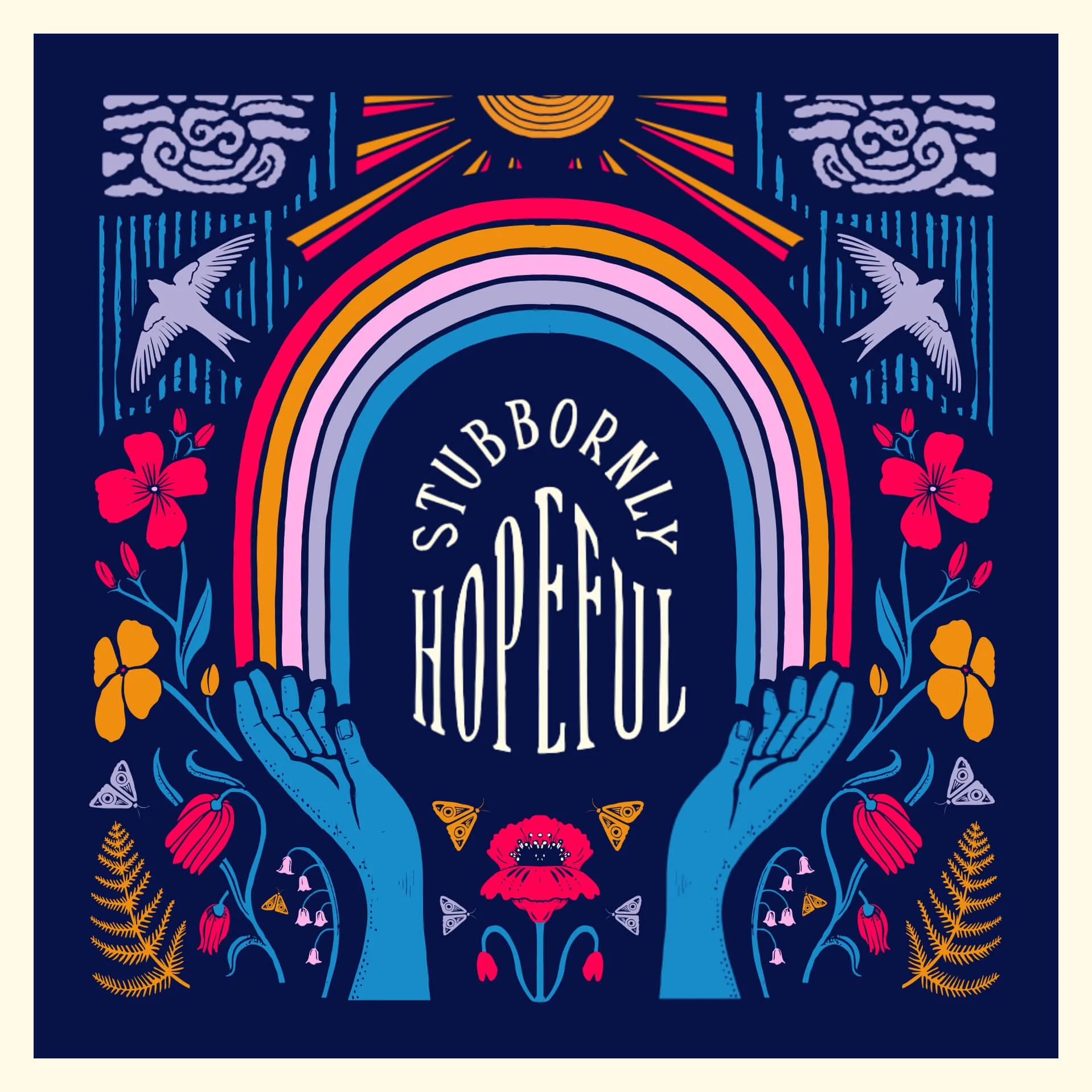 Stubbornly Hopeful Giclée Print — Lisa Maltby Illustration