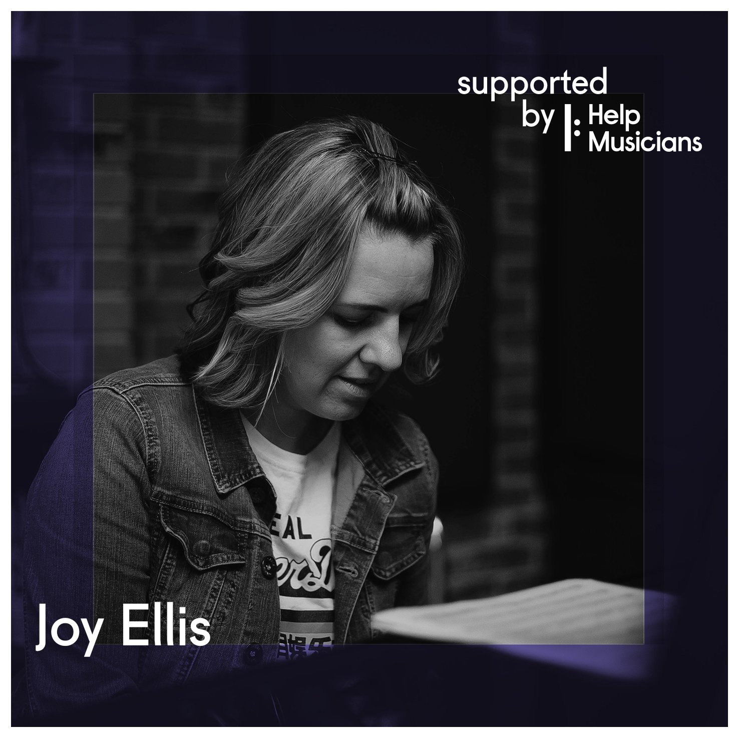 Thanks so much Help Musicians UK! — Joy Ellis