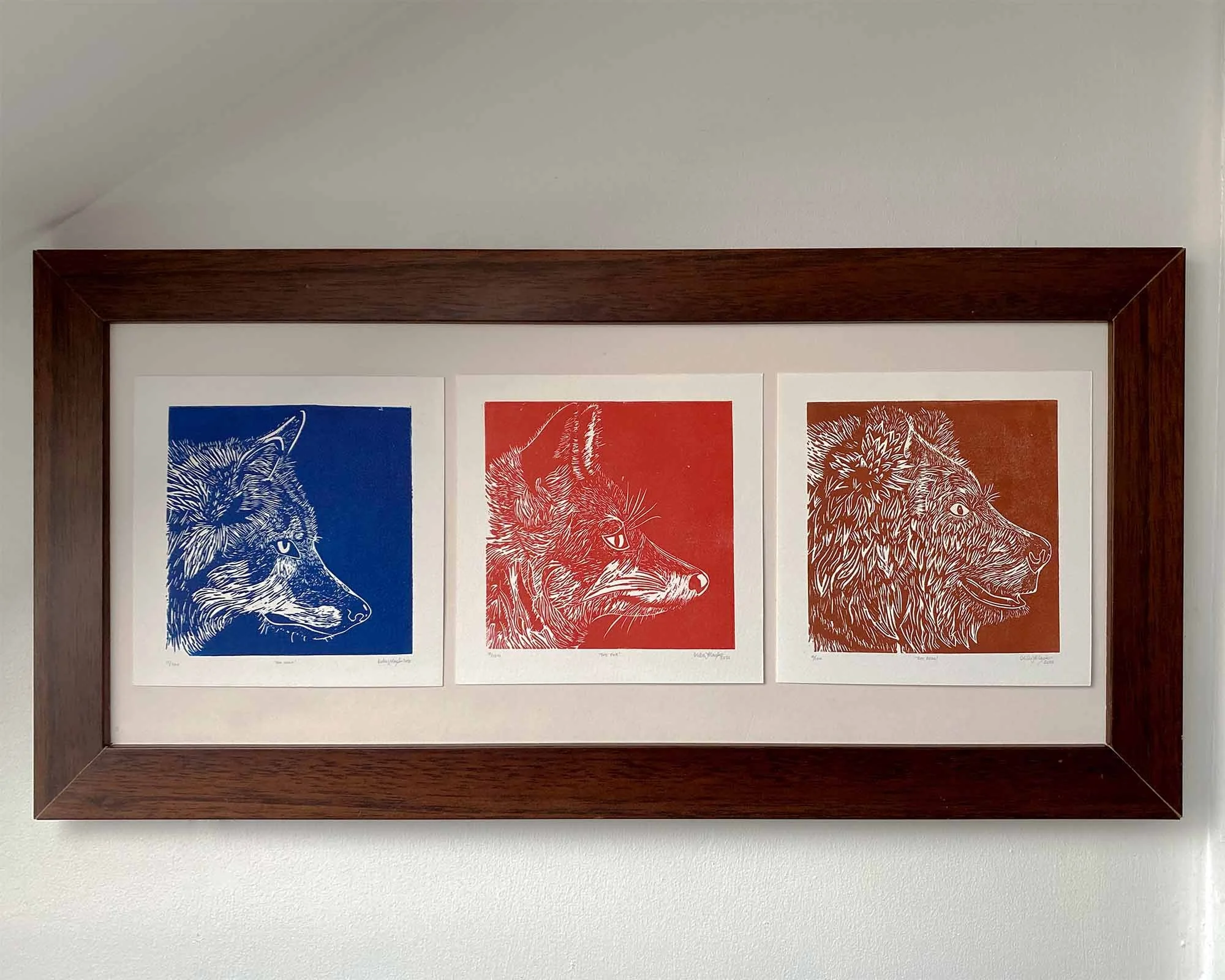 Witchy Linocut Prints. Set of Three. — BLOCKFOREST