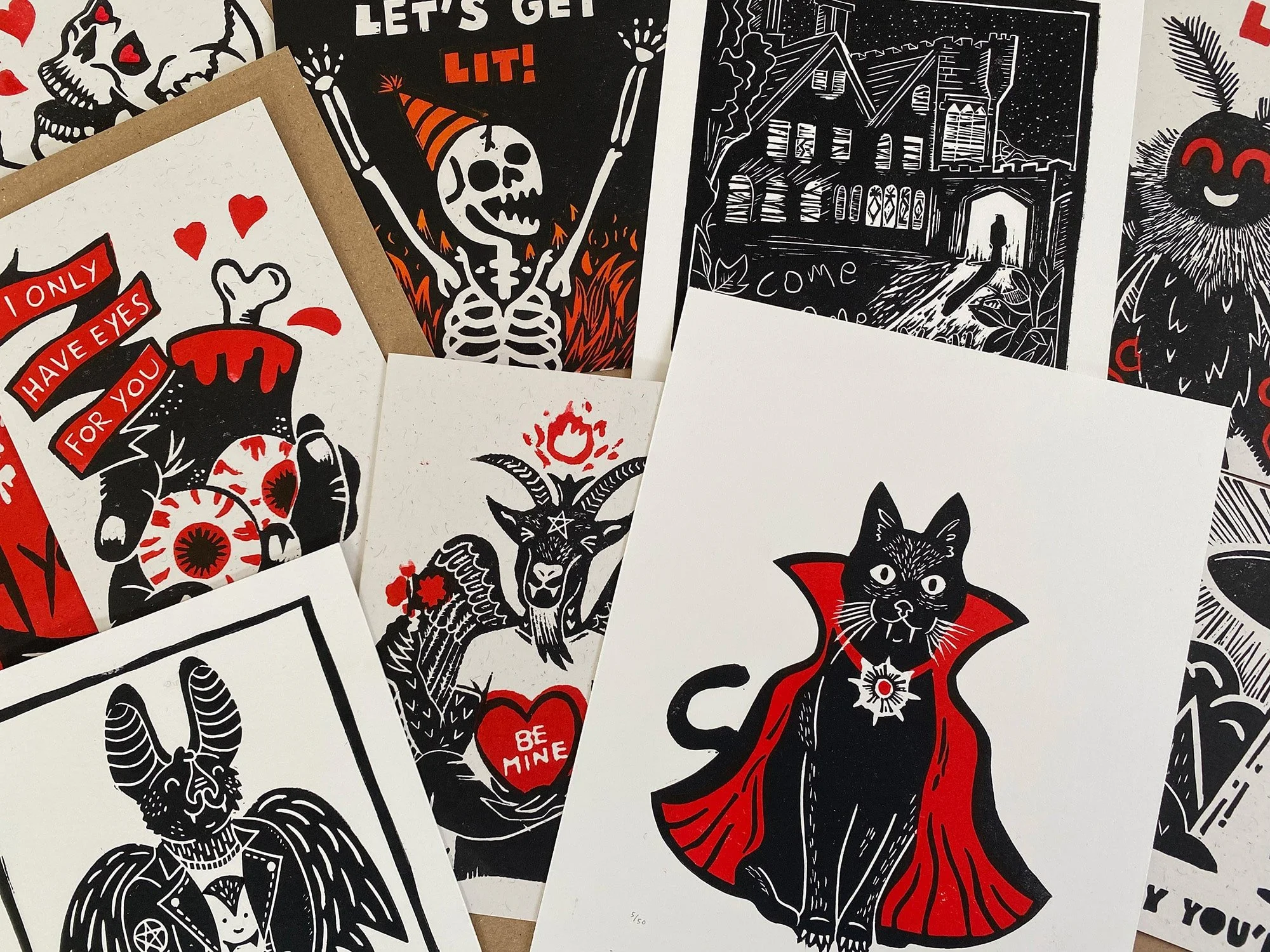 Linocut Prints by BLOCKFOREST