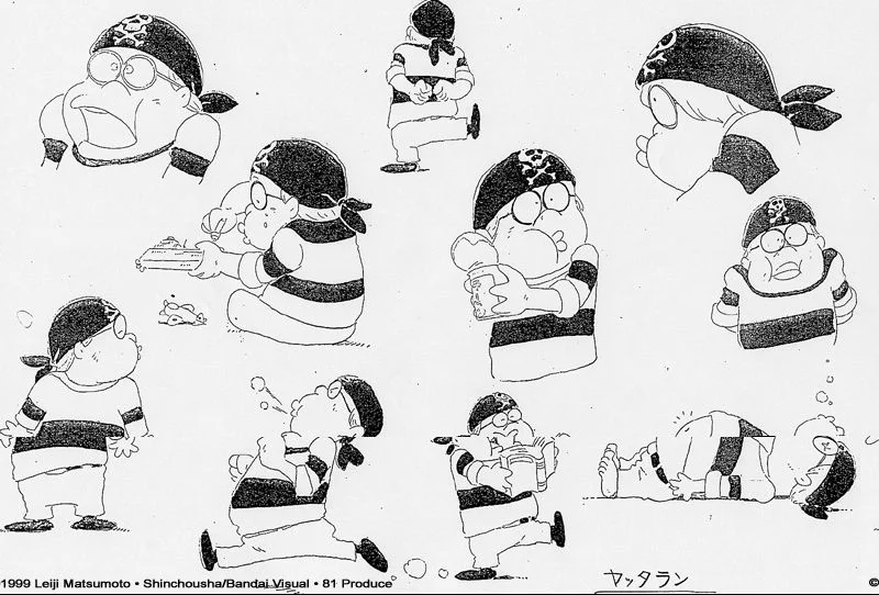 Art of Space Pirate Captain Harlock