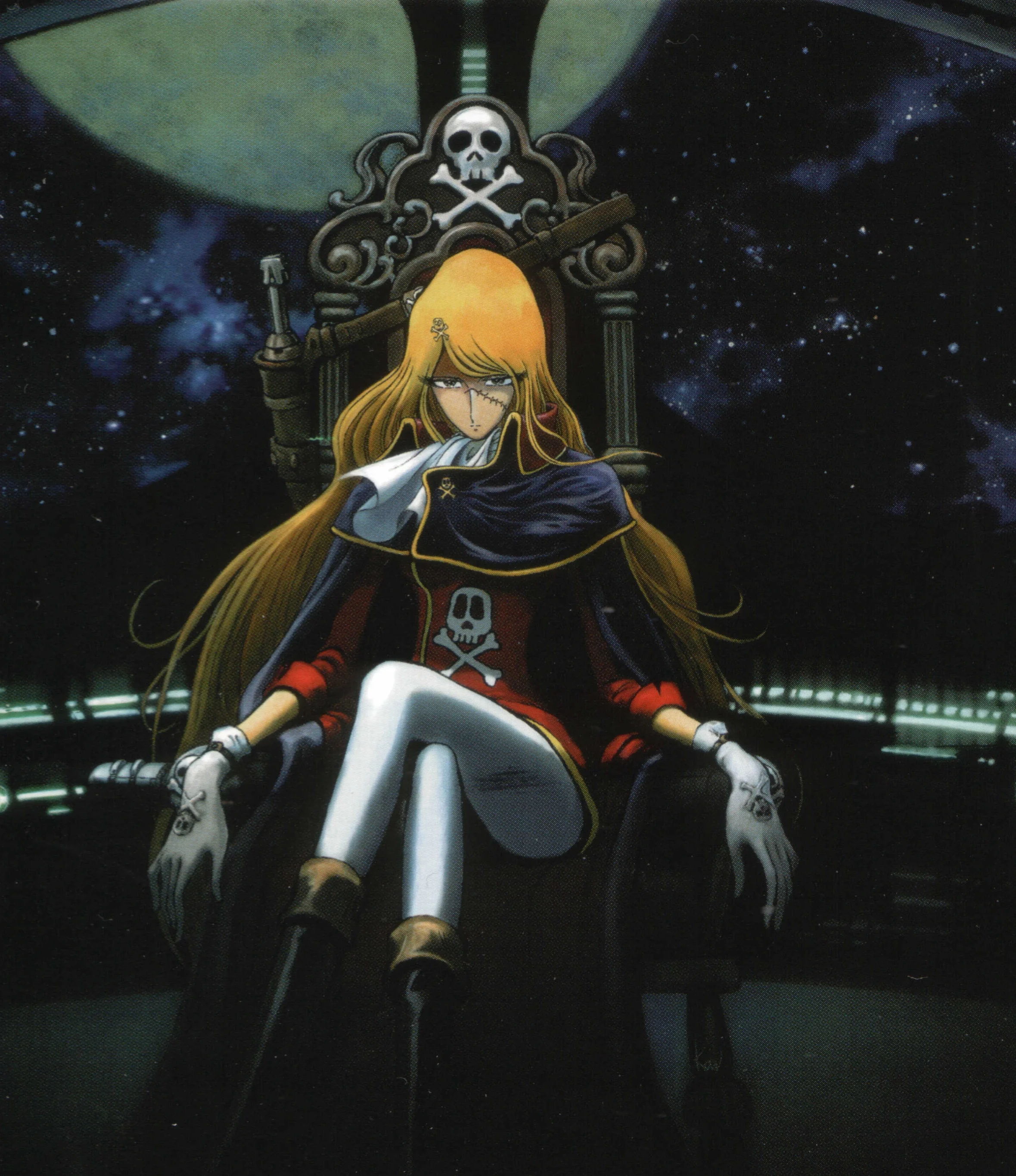 Art of Space Pirate Captain Harlock
