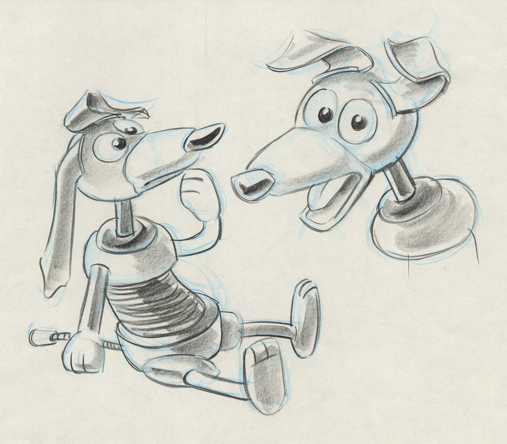 Pixar Character Sketches Toy Story