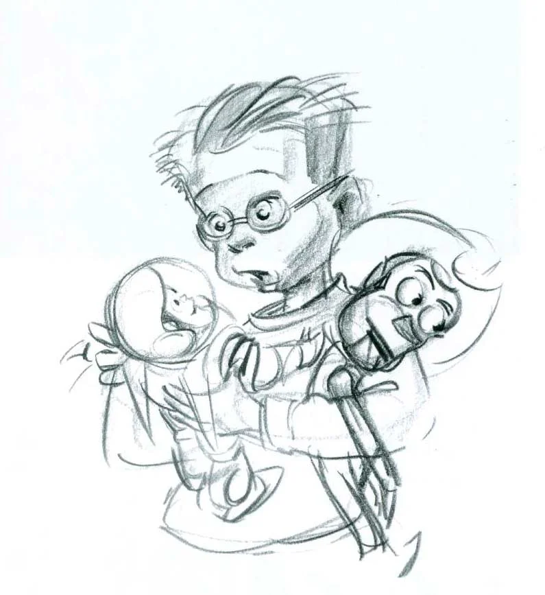 Pixar Character Sketches Toy Story