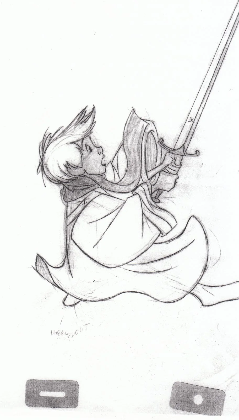Sword In The Stone Drawing