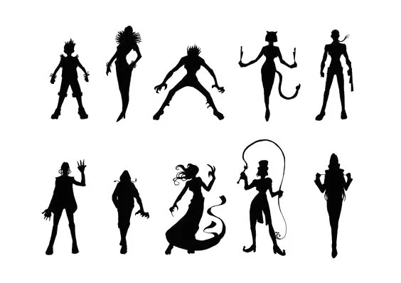 Book Character Silhouette