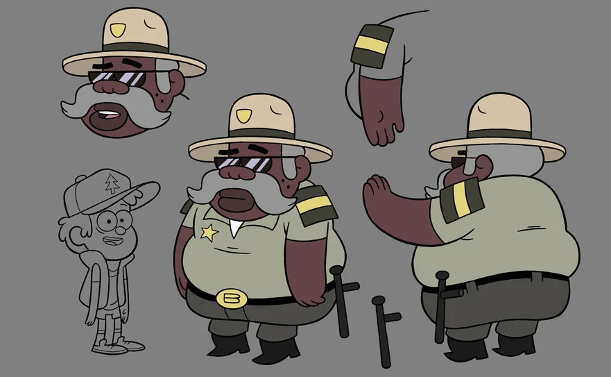 Gravity Falls Concept Art