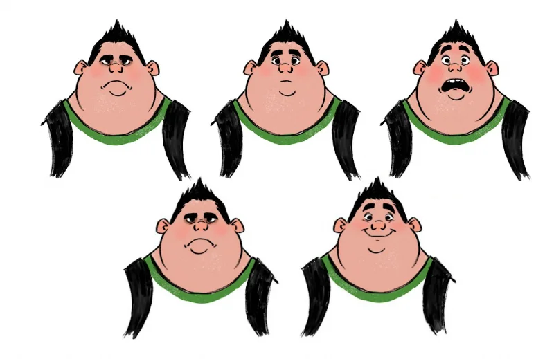 Character Design | Faces (Chubby)