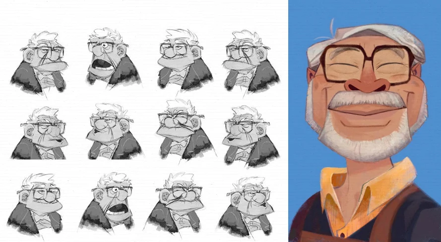 Character Design | Faces (Old People)
