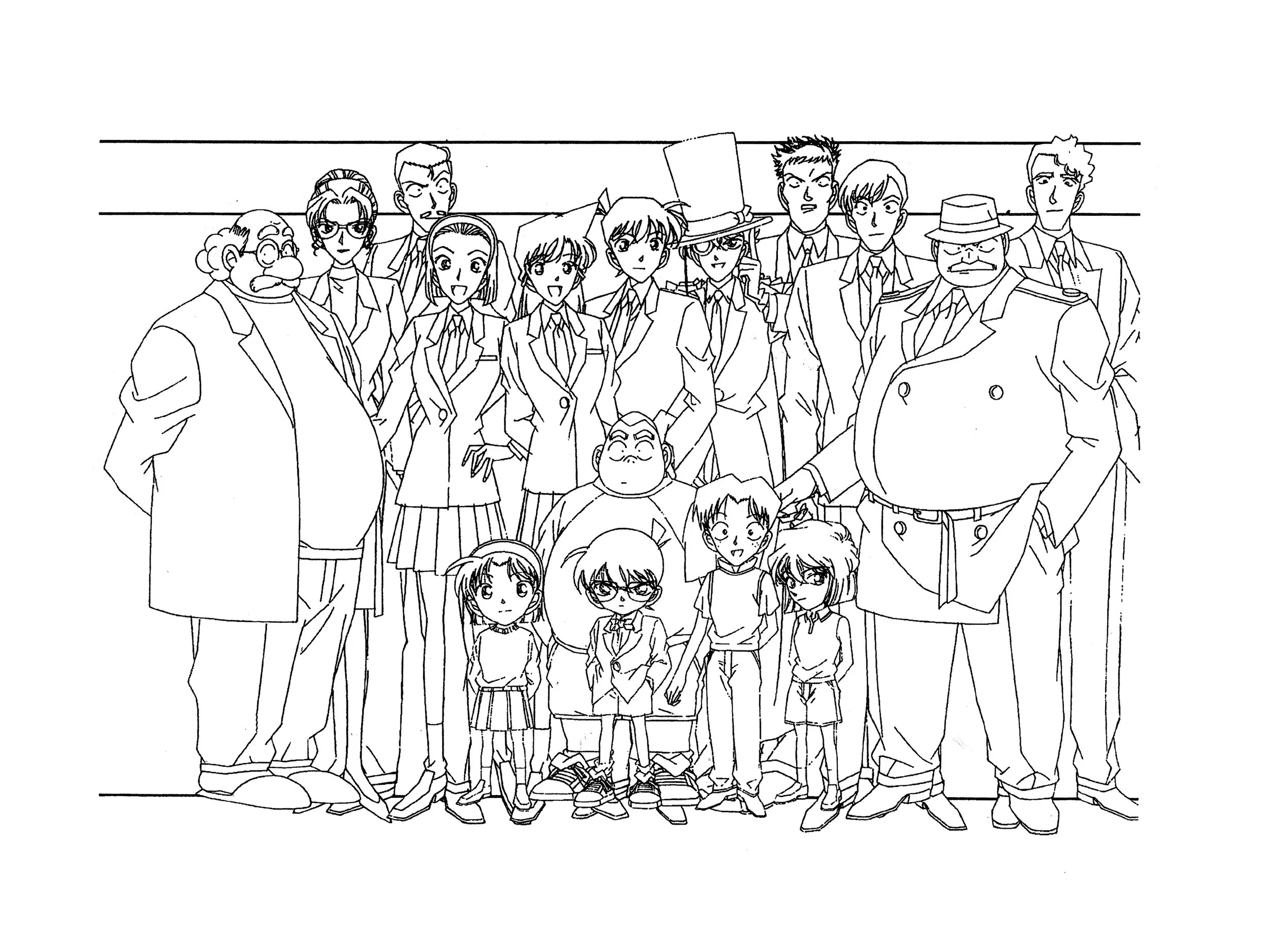 Detective Conan Shinichi Kudo Drawing