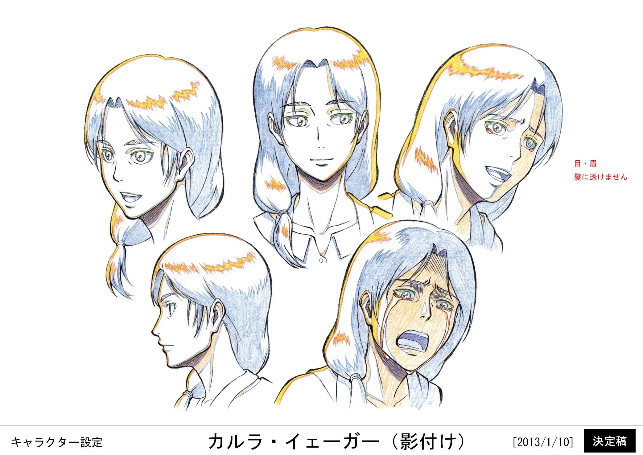 Shingeki No Kyojin Character Sheet
