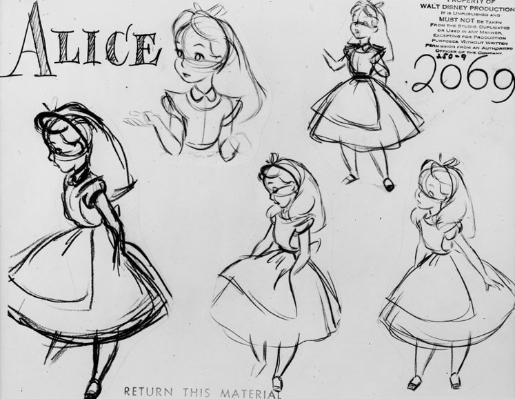 Disney Concept Art Alice In Wonderland