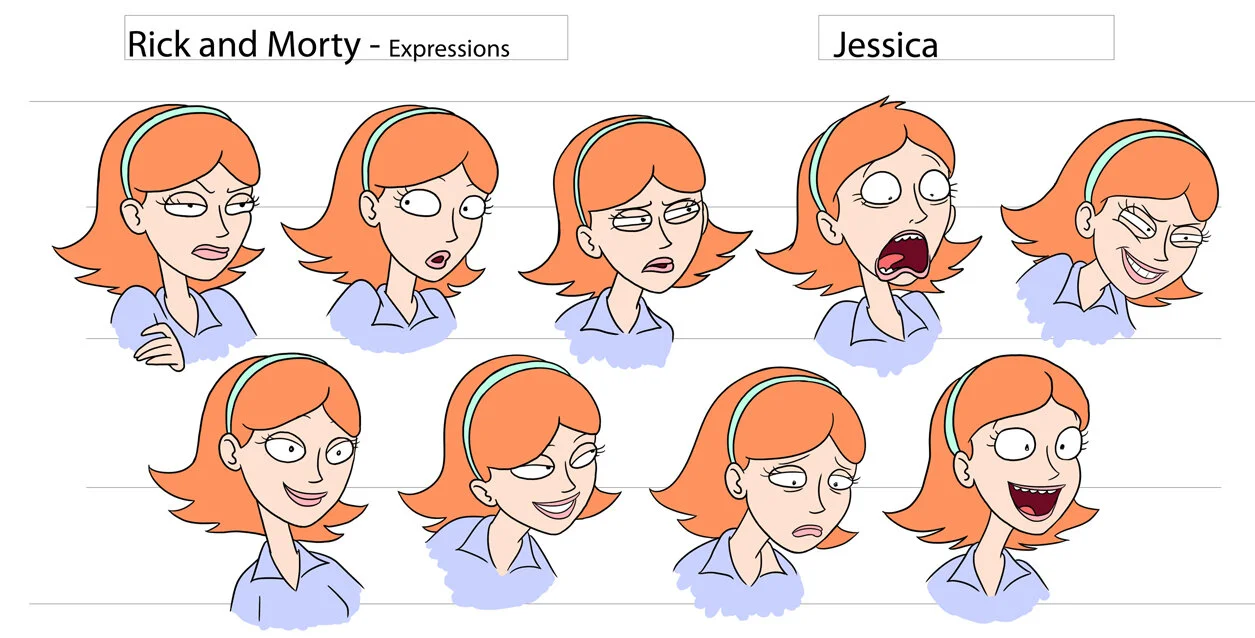 How To Draw In Rick And Morty Style