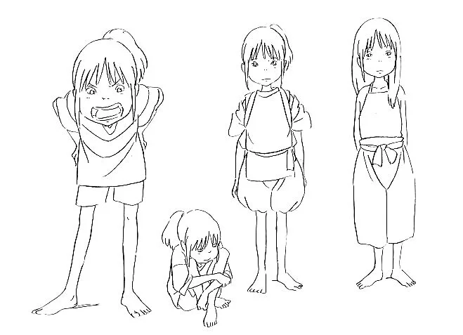 Spirited Away Drawing
